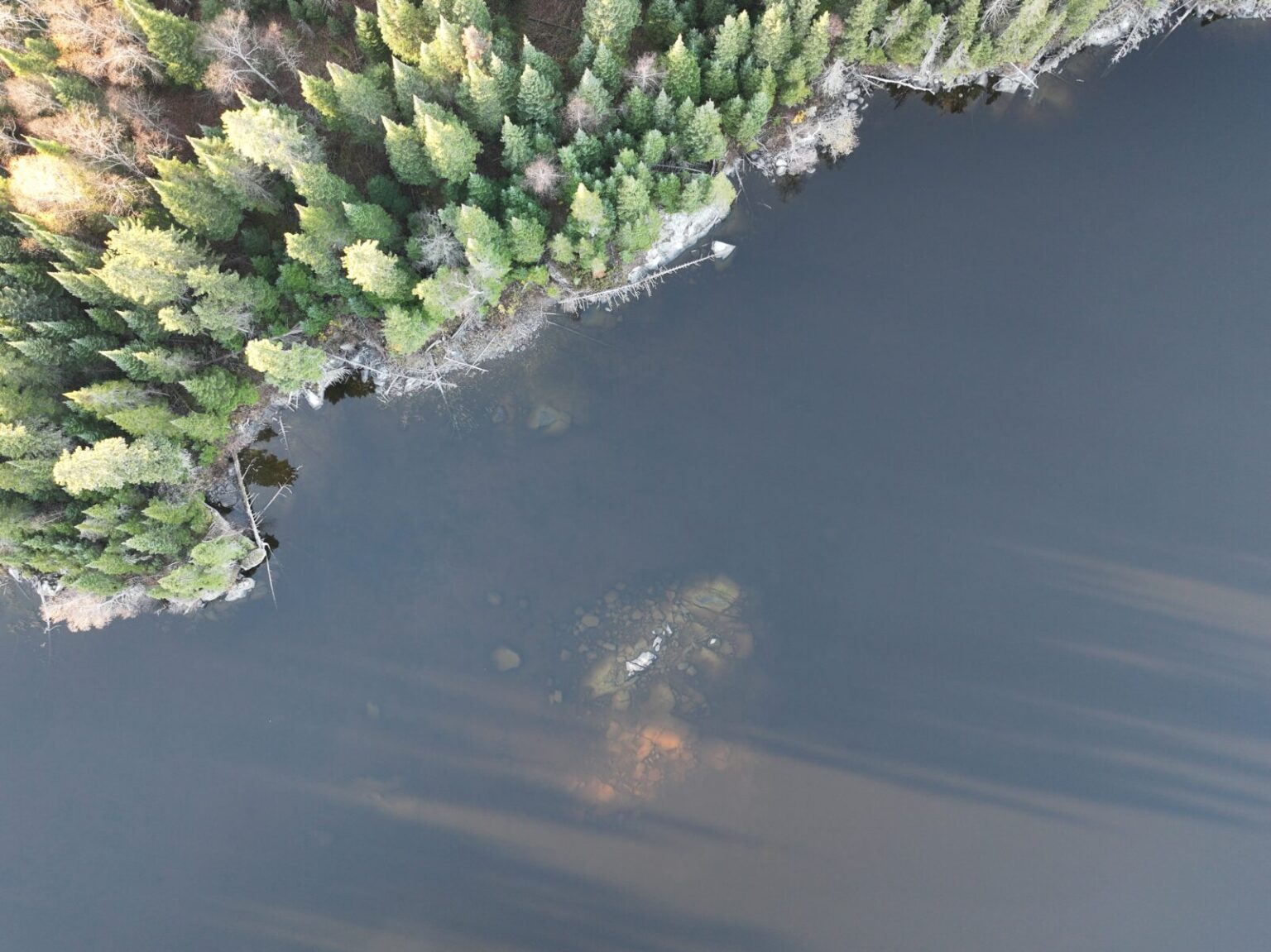 New Aerial Photos on the Lakes - Woman River Camp